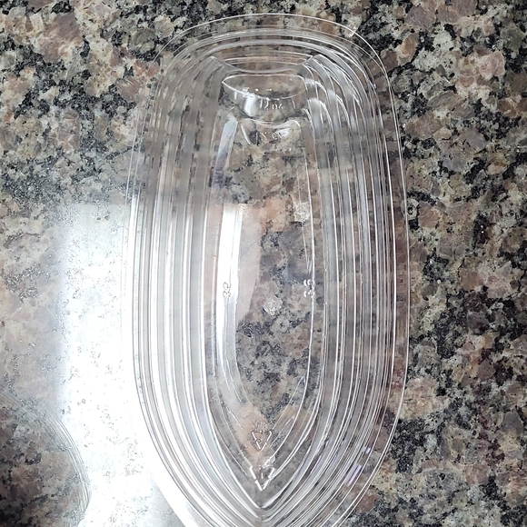 Unbranded | Kitchen | Clear Plastic Banana Split Boat Containers 8 Oz 2 ...